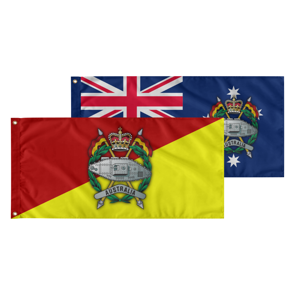 Royal Australian Armoured Corps (RAAC) Badge Flags – BL TAC