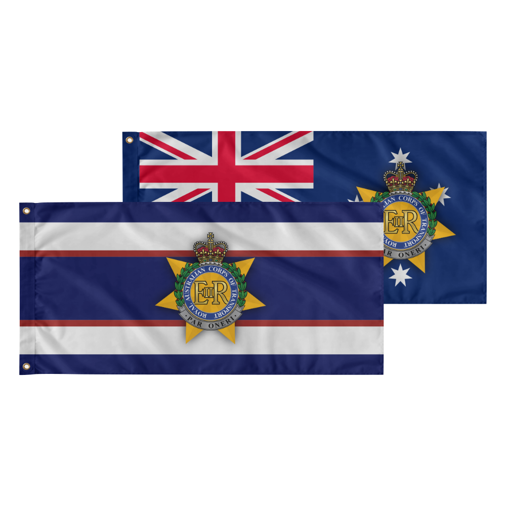 Royal Australian Corps of Transport (RACT) Badge Flags – BL TAC