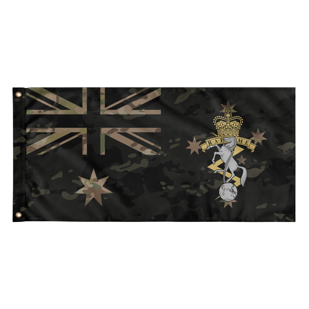 Royal Australian Electrical and Mechanical Engineers (RAEME) Badge Fla ...