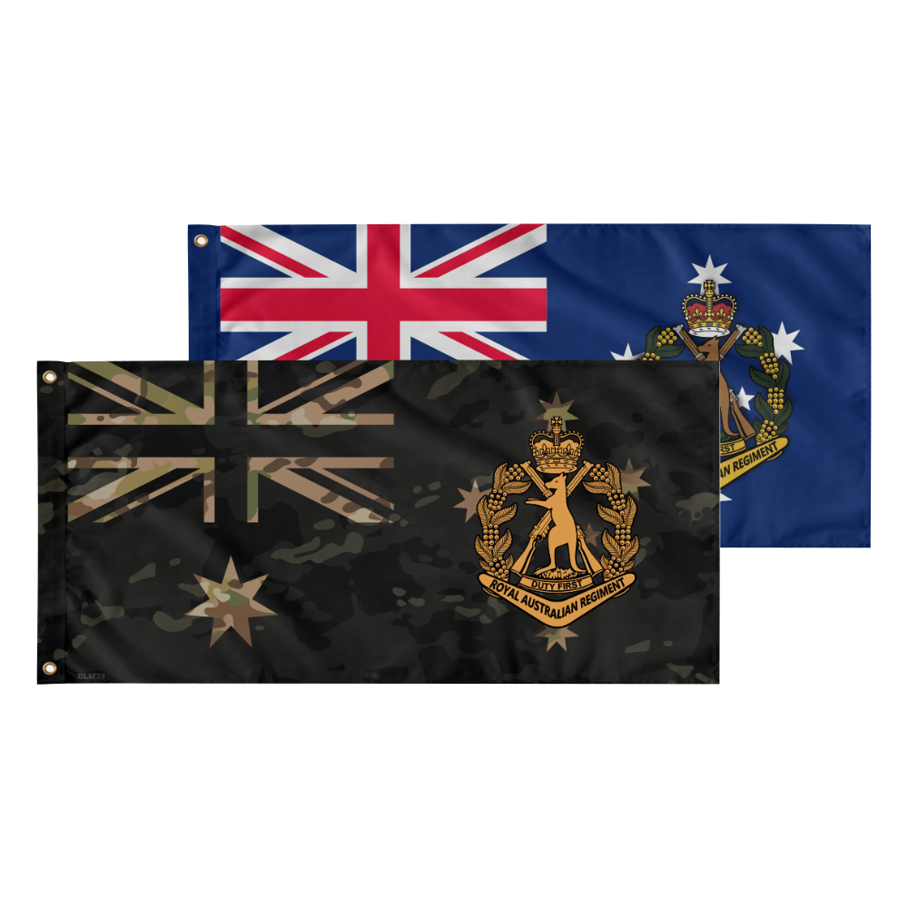 Royal Australian Regiment (RAR) Skippy Badge Flags – BL TAC